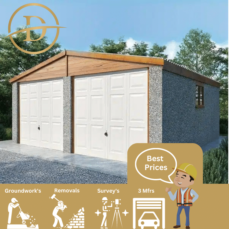 Prefab Concrete Garage, Asbestos Removal, Sectional Garages