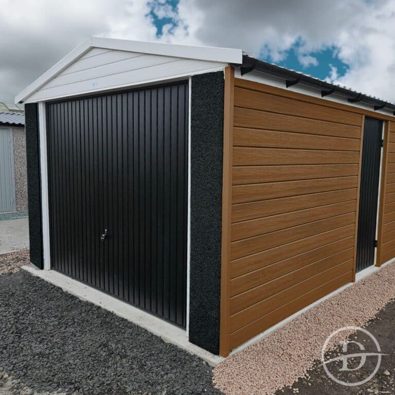 Resinguard And Composite Apex Roof Prefab Concrete Garage